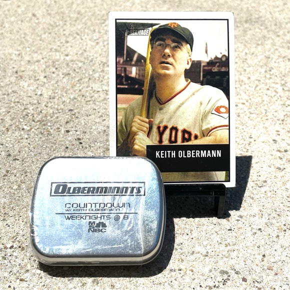 Other | Keith Olbermann Topps 202 Baseball Card Olberminnts Nbc ...